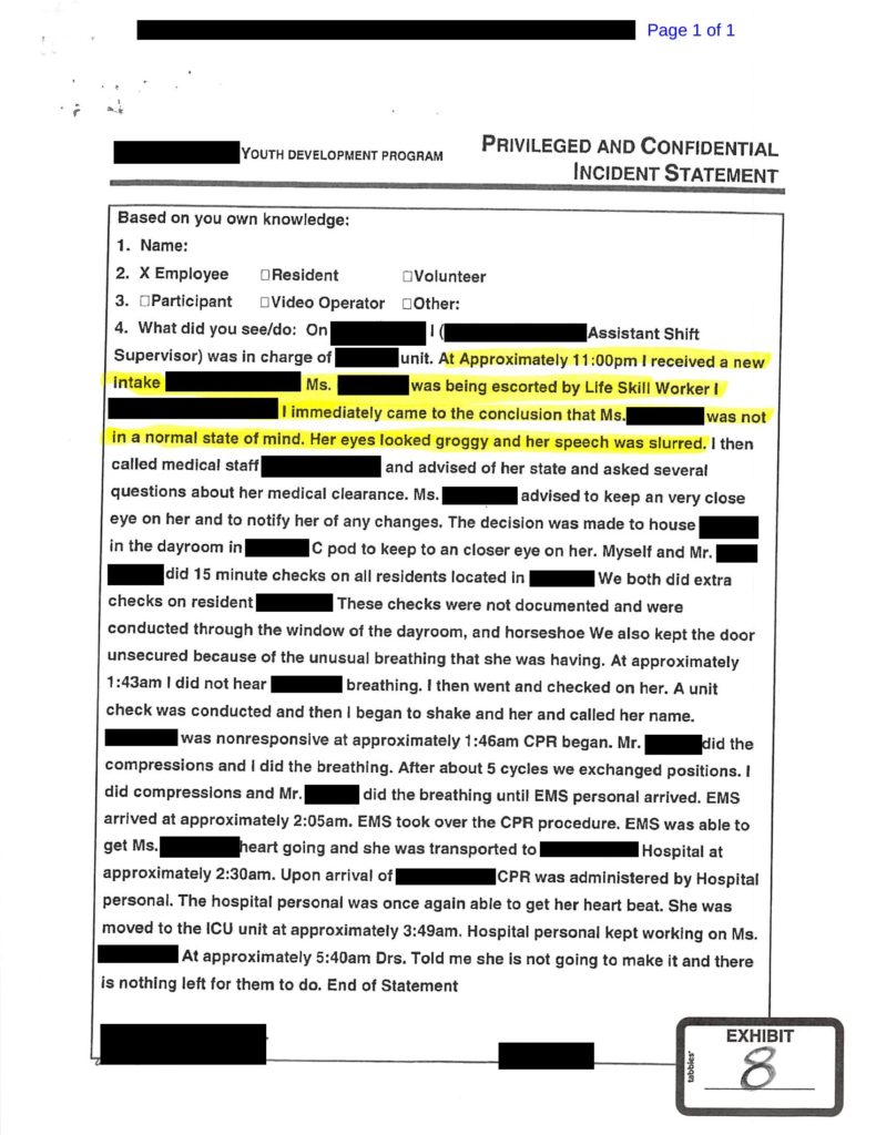 Case 3: Deposition