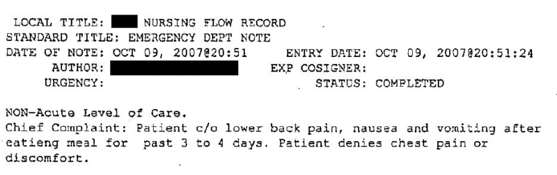 Case 14: Vomiting